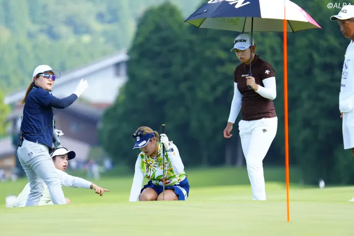 CAT Ladies 2023 ライブフォト ROUND3 JLPGA 国内女子 photo-MJBweNZvT6 - ゴルフ総合サイト ALBA Net